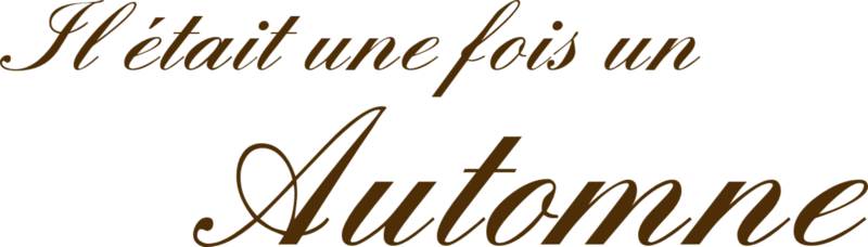 tube automne écriture